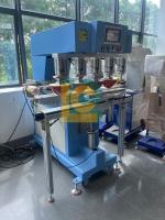 China LC-PM5-200-5PT 5-Color Servo Rotary Shuttle Pad Printing Machine with Auto Pad Clean System for sale
