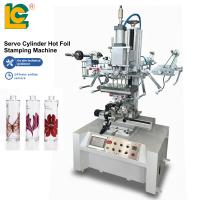 China Servo Control Round Bottle Hot Foil Stamping Machine for Cups Jars Tubes Lipstick Cases and Cosmetic Bottle Lids for sale