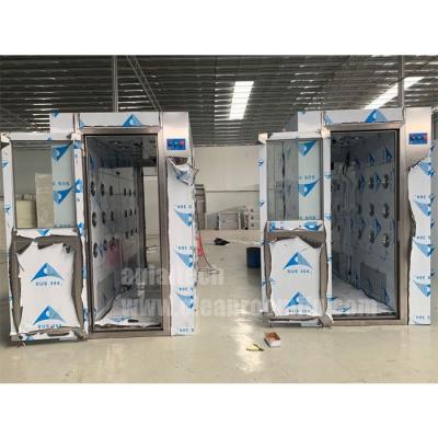 China Cosmetics Industry GMP Stainless Steel Clean Room Air Shower for sale