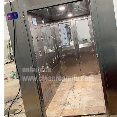 China Double swing door Air shower, Cargo air shower for material pass China supplier for sale