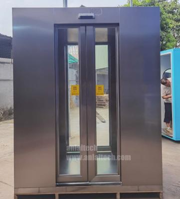China Wholesales automatically air shower door Stainless steel air shower room for sale