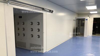 China Roller Door / Sliding Door Air Shower Room Cargo Air Shower Cleanroom for sale