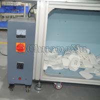 China 4500W Filter Pad Machine 165mm material width 4-6 bar Air suppliy 45pcs/min for sale