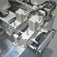 China 4500W Filter Pad Machine 165mm material width 4-6 bar Air suppliy 45pcs/min for sale