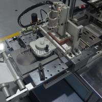 China 4500W Filter Pad Machine 165mm material width 4-6 bar Air suppliy 45pcs/min for sale
