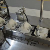 China intelligent KN95 Face Mask Making Machine 3800W 25pcs/min Speed for sale