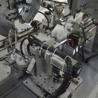 China intelligent KN95 Face Mask Making Machine 3800W 25pcs/min Speed for sale