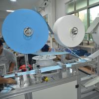 China 0.8Mpa Disposable Face Mask Making Machine 110pcs/Min 20Khz Frequency for sale