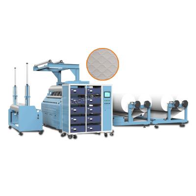China Mattress Ultrasonic Quilting Machine automatic embossing 1200M/H 1850MM for sale