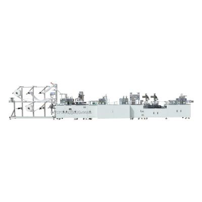 China fully automatic KN95 Face Mask Making Machine 0.6Mpa With Headbands Stapling for sale