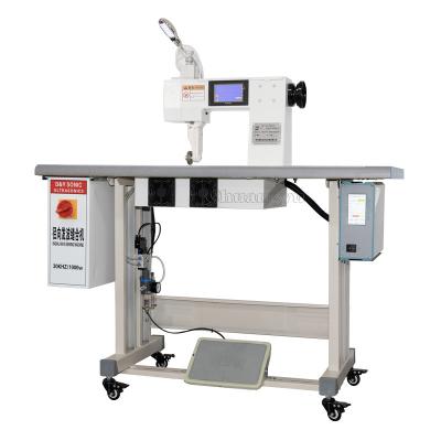 China 1000W Ultrasonic Lace Sewing Machine , 30KHZ fabric flower making machine for sale