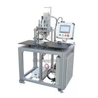 China PLC Cup Mask Machine , 20Khz Ultrasonic Earloop Welding Machine 0.06 Mpa for sale