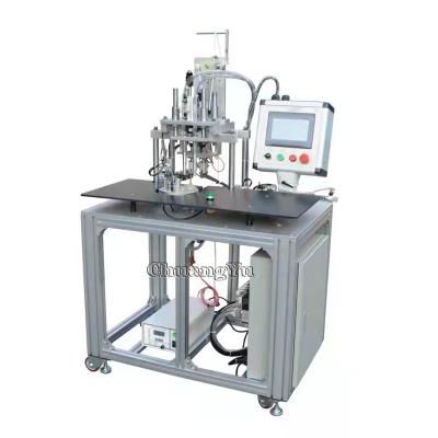China PLC Cup Mask Machine , 20Khz Ultrasonic Earloop Welding Machine 0.06 Mpa for sale
