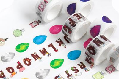 China Best Sale Sticker Logo Custom Printing Japanese Masking Washi Tape for sale