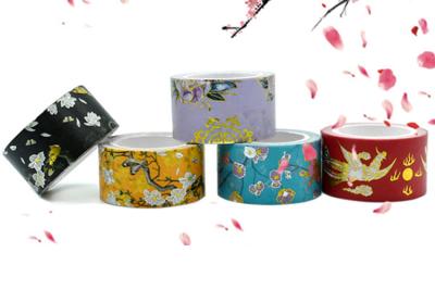 China Gold Foil Washi Paper Stickers for sale