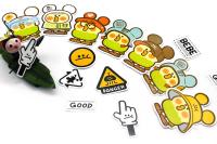 China UV Proof Die Cut Printed Cartoon PVC Vinyl Stickers for sale
