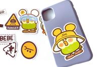 China UV Proof Die Cut Printed Cartoon PVC Vinyl Stickers for sale