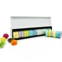 China 15mm Japanese Paper Custom Panton Print Colorful Decoration Craft Masking Washi Tapes for sale
