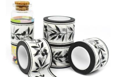 China China Wholesale Washi Tape Custom Vintage Style Adhesive Paper Tape Masking Tape for sale