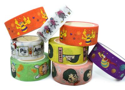 China Cartoon Character Glitter Paper Tape for sale