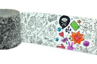 China Custom Made Craft Printing Washi Paper Colorful Writable Washi Paper Masking Tape for sale