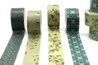 China High Quality Waterproof Adhesive washi Paper Tape Vintage Chinese Style Colored Packaging Tape for sale
