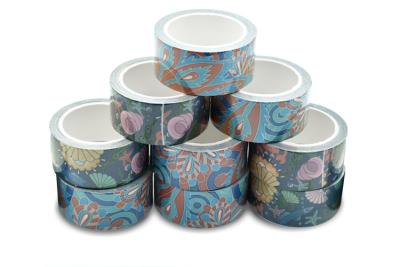 China Wholesale Custom Printed Washi Tape Special Ink Ocean Designs Adhesive Paper Tape Masking Tape for sale