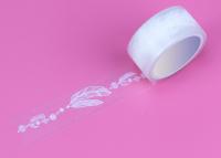 China Transparent CMYK Printed PET Washi Tape For DIY Album Planner for sale