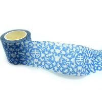 China Blue White Porcelain Washi Masking Tape For DIY Crafts for sale