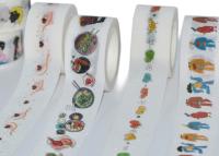 China Custom Printed CMYK Waterproof Glitter Washi Tape Manufacturer for sale