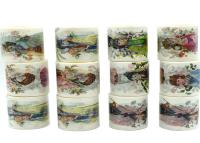 China Vintage wide Washi Paper Stickers for scrapbook for sale