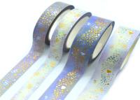 China Dreamlike Silver Foil 10m Adhesive Packing Tape for sale