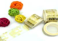 China Luxurious Golden Foil Washi Tape For DIY Crafts for sale