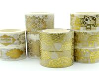 China Luxurious Golden Foil Washi Tape For DIY Crafts for sale