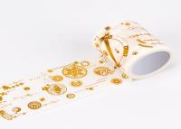 China Transparent Adhesive Packing PET Foil Washi Tape for sale
