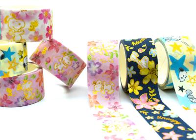 China 4C Printing Multicolor Washi Paper Stickers For Scrapbook for sale