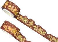 China Colorful 10m Stamp Glitter Die Cut Washi Tape for sale