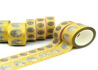 China Adhesive Packing 42g Gold Foil Vintage Washi Tape for sale