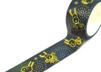 China 10m Gift Packing Cute Pattern Custom Foil Washi Tape for sale
