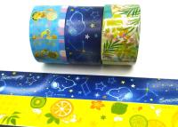 China 10m Gift Packing Cute Pattern Custom Foil Washi Tape for sale