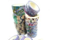 China Decorative Gold Foil Printing Patterned Washi Tape for sale