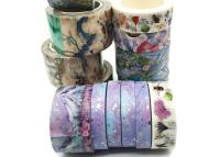 China Decorative Gold Foil Printing Patterned Washi Tape for sale