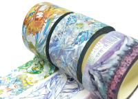 China Decorative Gold Foil Printing Patterned Washi Tape for sale