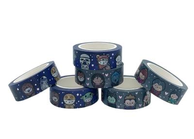China 10m CMYK Print Silver Foil Washi Paper Tape for sale