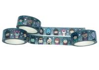 China 10m CMYK Print Silver Foil Washi Paper Tape for sale