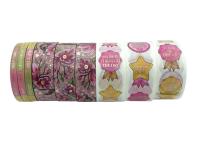 China Waterproof Colorful Cartoon Pattern Foil Washi Tape for sale