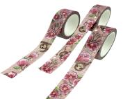 China Waterproof Colorful Cartoon Pattern Foil Washi Tape for sale