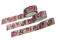 China Waterproof Colorful Cartoon Pattern Foil Washi Tape for sale
