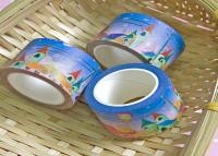 China Multicolor Anime Label Foil Masking Washi Tape for sale