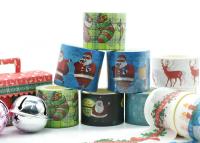 China CMYK Christmas Patterns Festival Paper Sticker Roll for sale